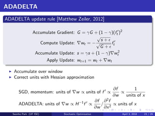 Stochastic optimization from mirror descent to recent algorithms | PPT