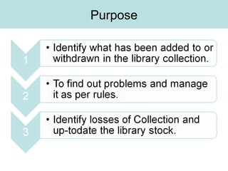 Library Books Stock Taking | PPT