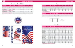 REPACORP: Stock Labels Catalog | PDF