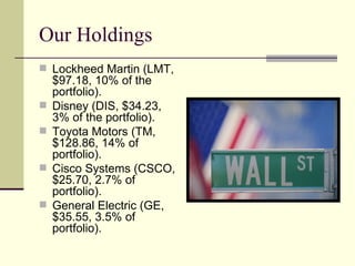 Stock Market Game Presentation | PPT | Business | Business and Finance