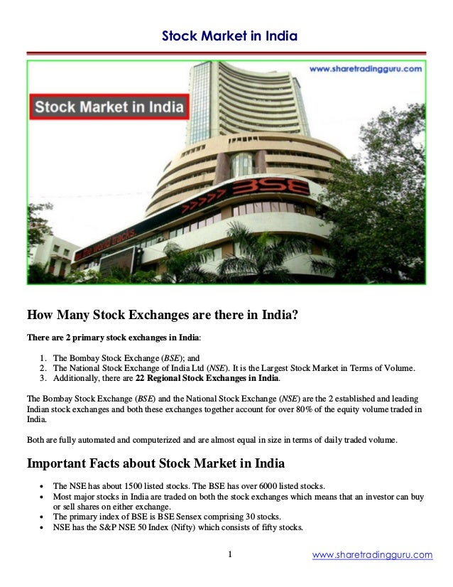 An Introduction to the Indian Stock Market | PDF