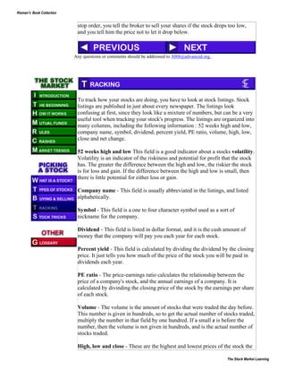 Stock Market Learning | PPT