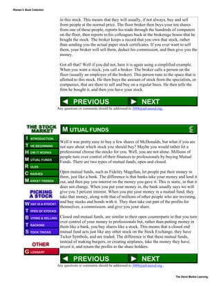 Stock Market Learning | PPT