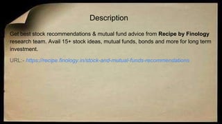 Stock-Recommendations | PPTX