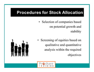 Proshare-Stock Selection Process | PPT