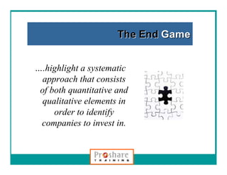 Proshare-Stock Selection Process | PPT