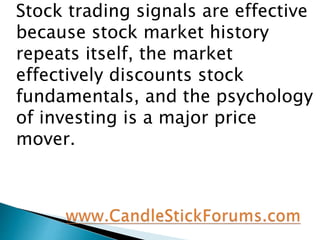 Stock Trading Signals | PPTX