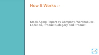 Stock Ageing Report with the use of Odoo app | apps | PPT