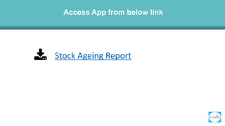 Stock Ageing Report with the use of Odoo app | apps | PPT