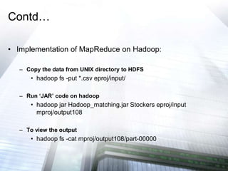 Hadoop - Stock Analysis | PPTX | Programming Languages | Computing