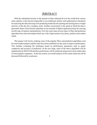 Stock analysis report | PDF | Stocks and Bonds | Personal Investing