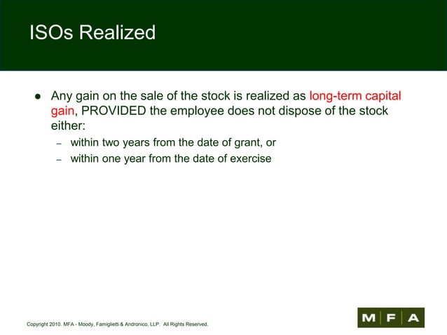 Stock Based Compensation | PPT