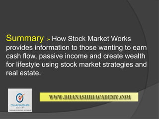 Stock Basics | How Stock Market Works | PPT