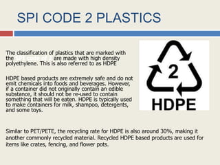 Understanding the Various Types and Classifications of Plastics | PPTX