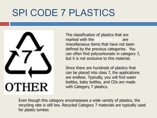 Understanding the Various Types and Classifications of Plastics | PPTX