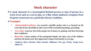 Stock character | PPT