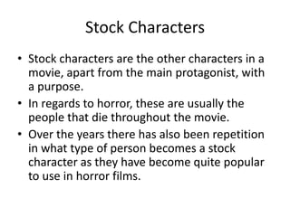 Stock characters | PPT