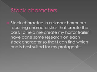 Stock characters | PPTX