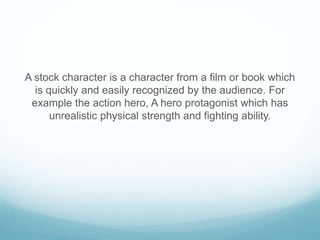 Stock characters | PPTX