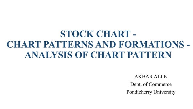 Stock chart-Chart patterns and formations-Analysis of chart pattern | PPT