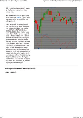 Stock Chart (CCI indicator) | PDF