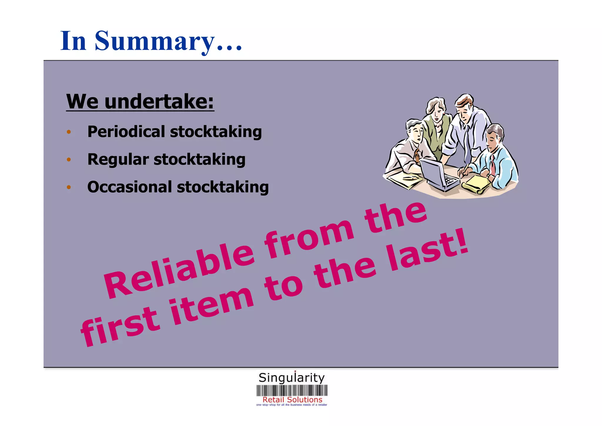 Stock counting services | PDF