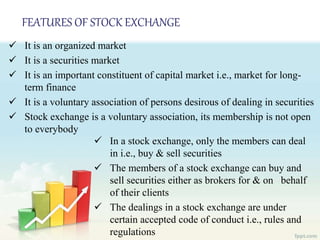 Stock exchange | PPTX