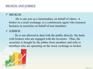Stock exchange | PPTX