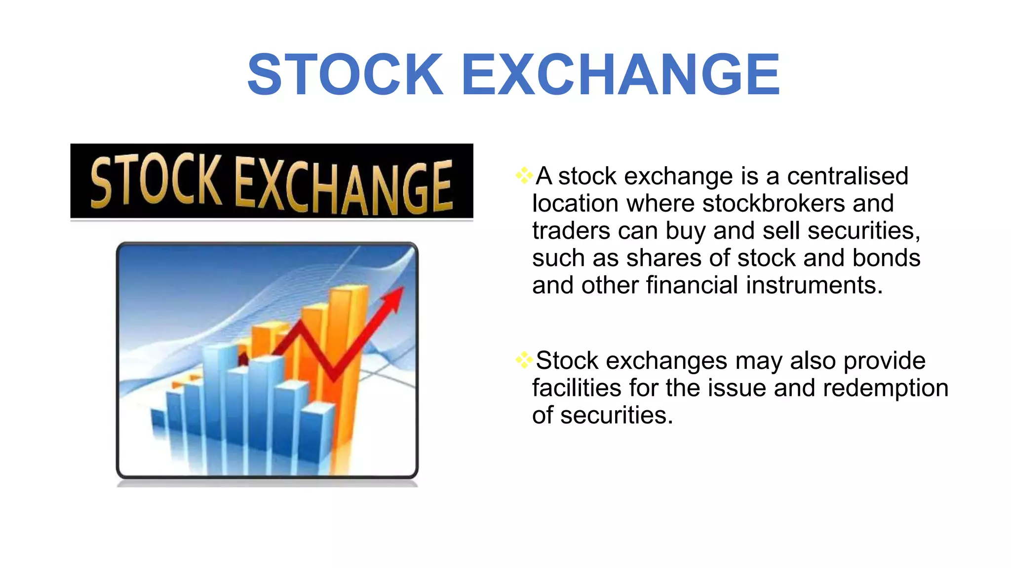 Stock exchange | PPT