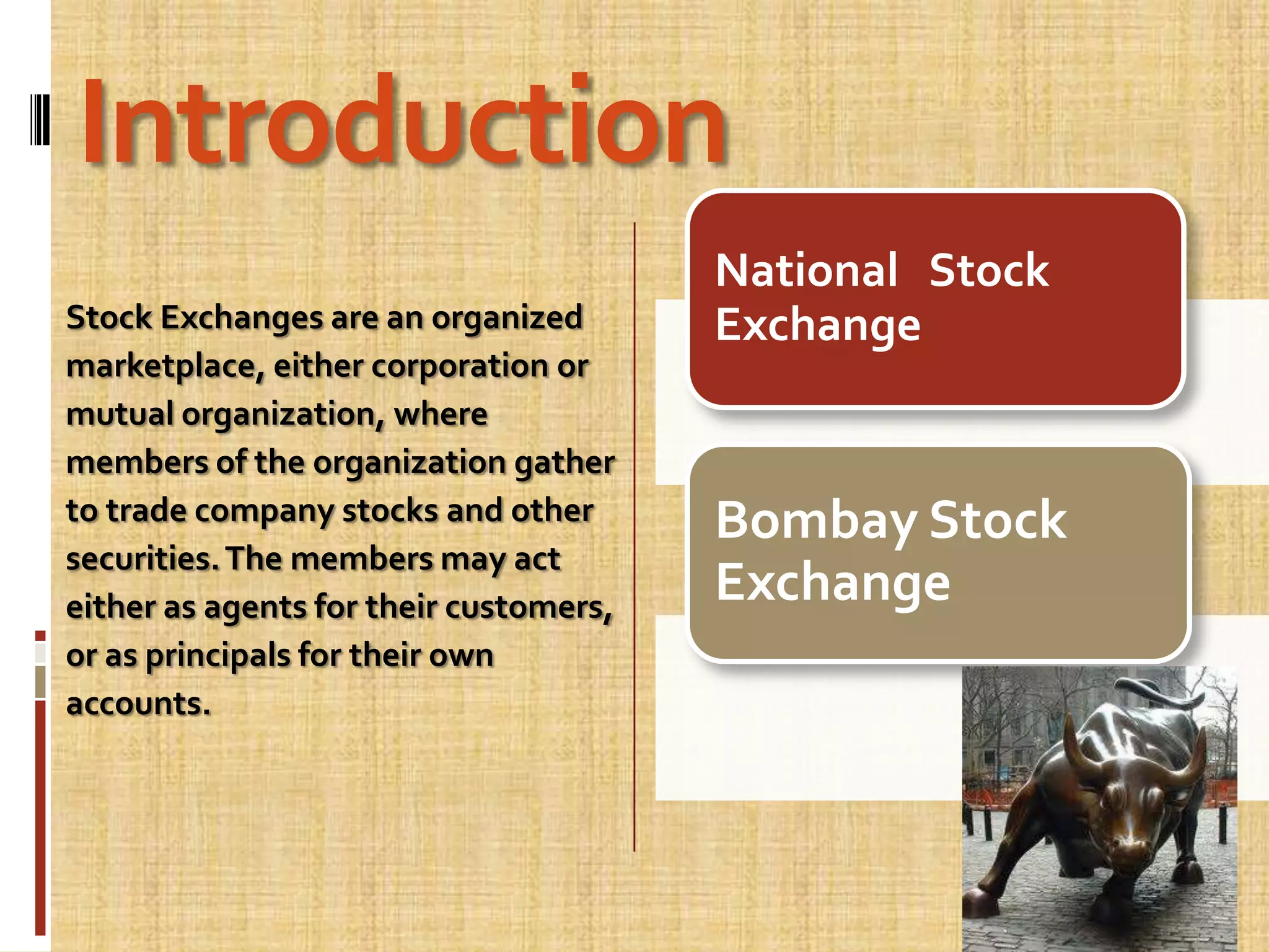 Stock Exchanges In India | PPTX
