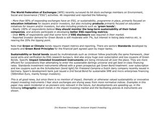 Stock Exchanges And Impact Investing | PPT