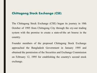Stock exchanges in Bangladesh | PDF