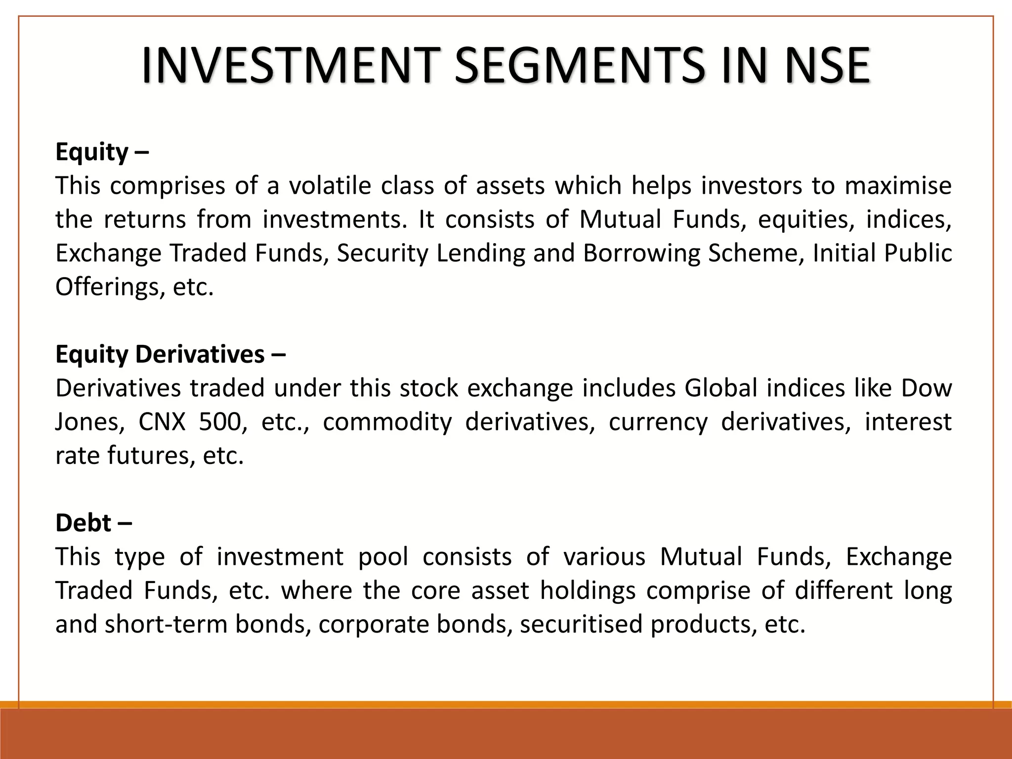 Stock exchanges in india | PPTX