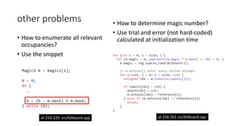 Introduction to Stockfish bitboard representation and magic bitboard | PPTX