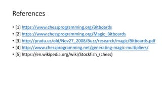 Introduction to Stockfish bitboard representation and magic bitboard | PPTX