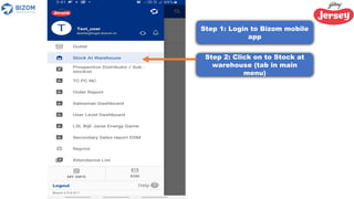 Bizom Operational Process for Mobile Platform | PPT