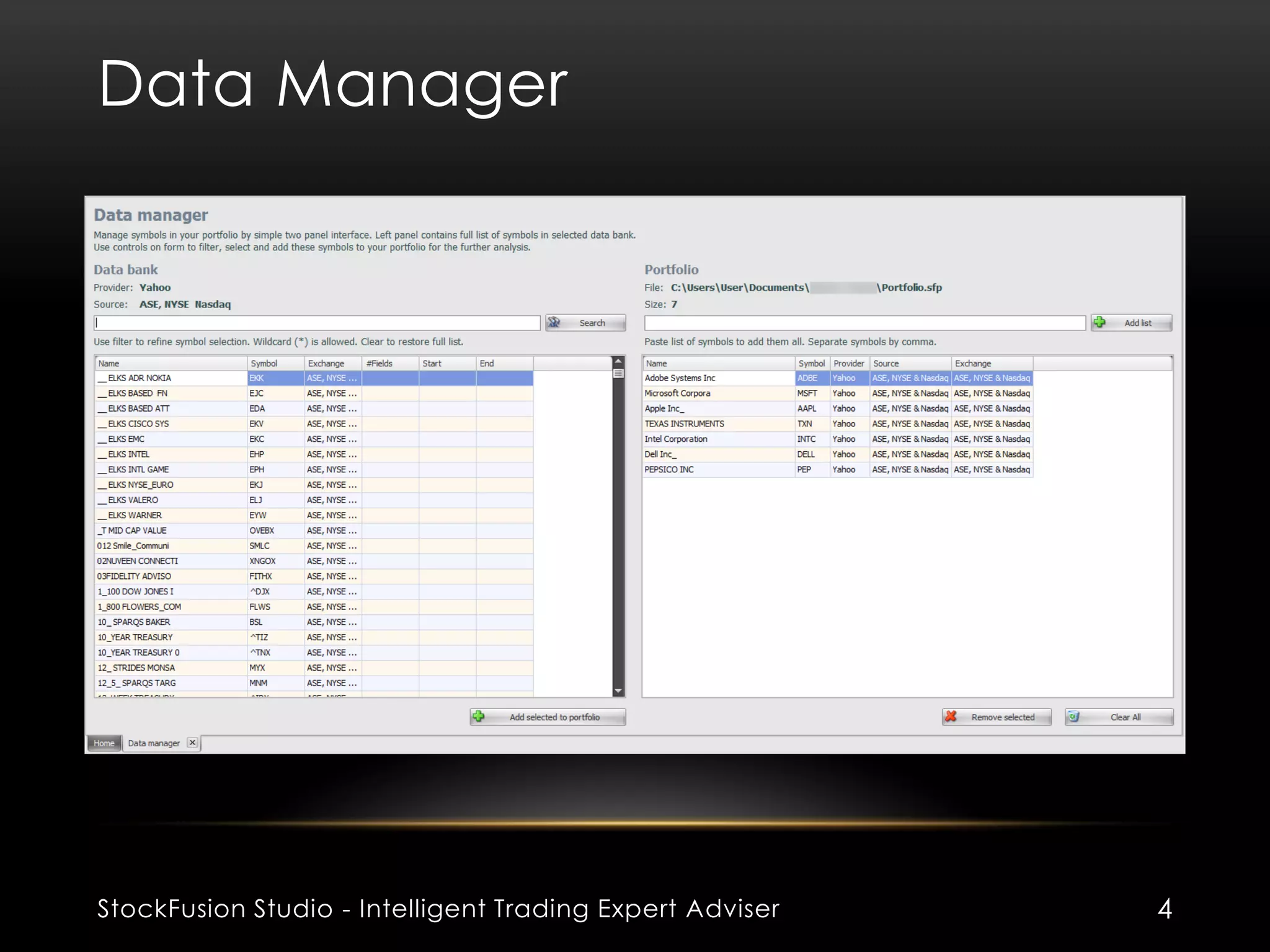 Stock Fusion Basics | PPT
