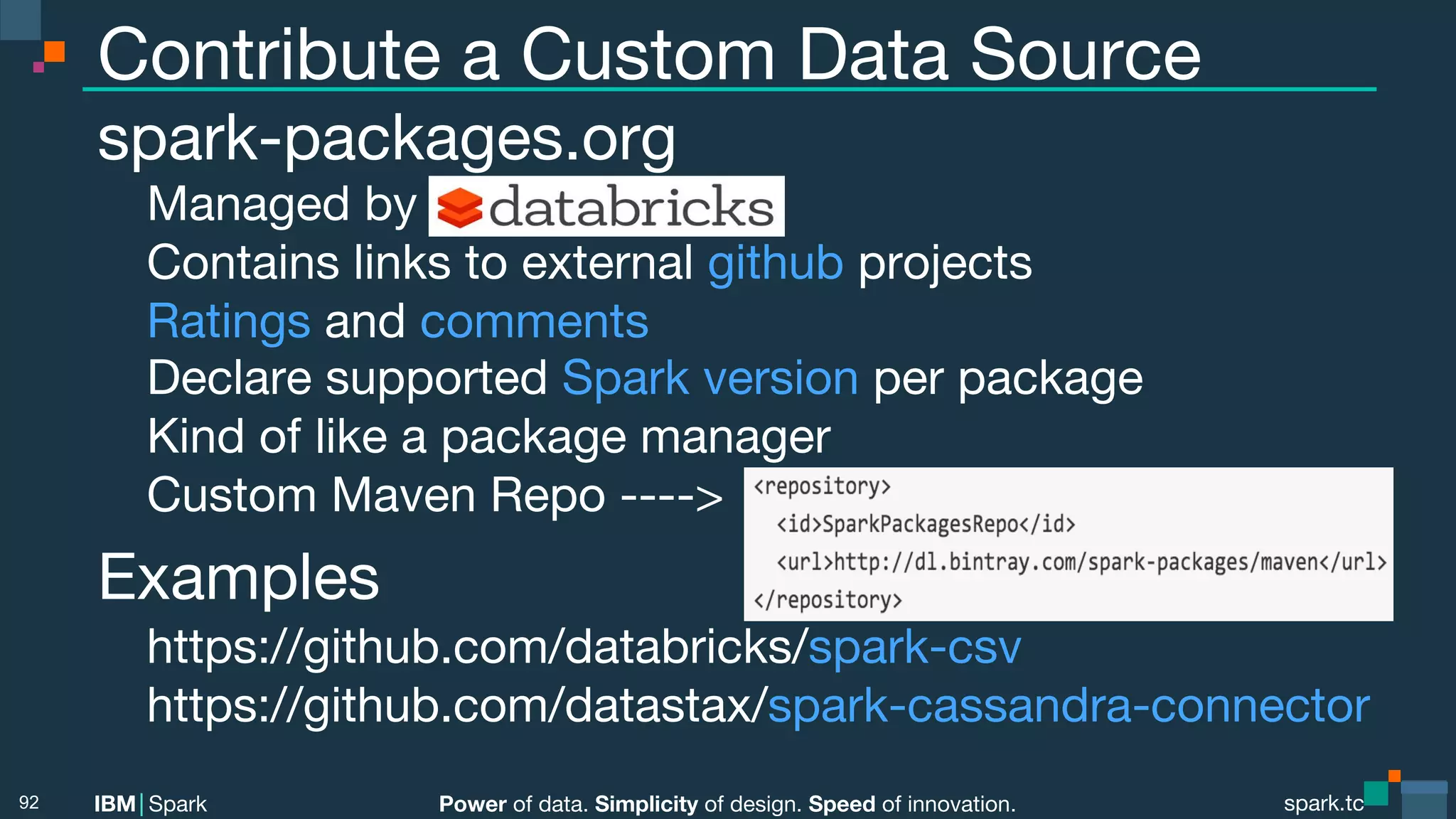 Stockholm Spark Meetup Nov 23 2015 Spark After Dark 1.5