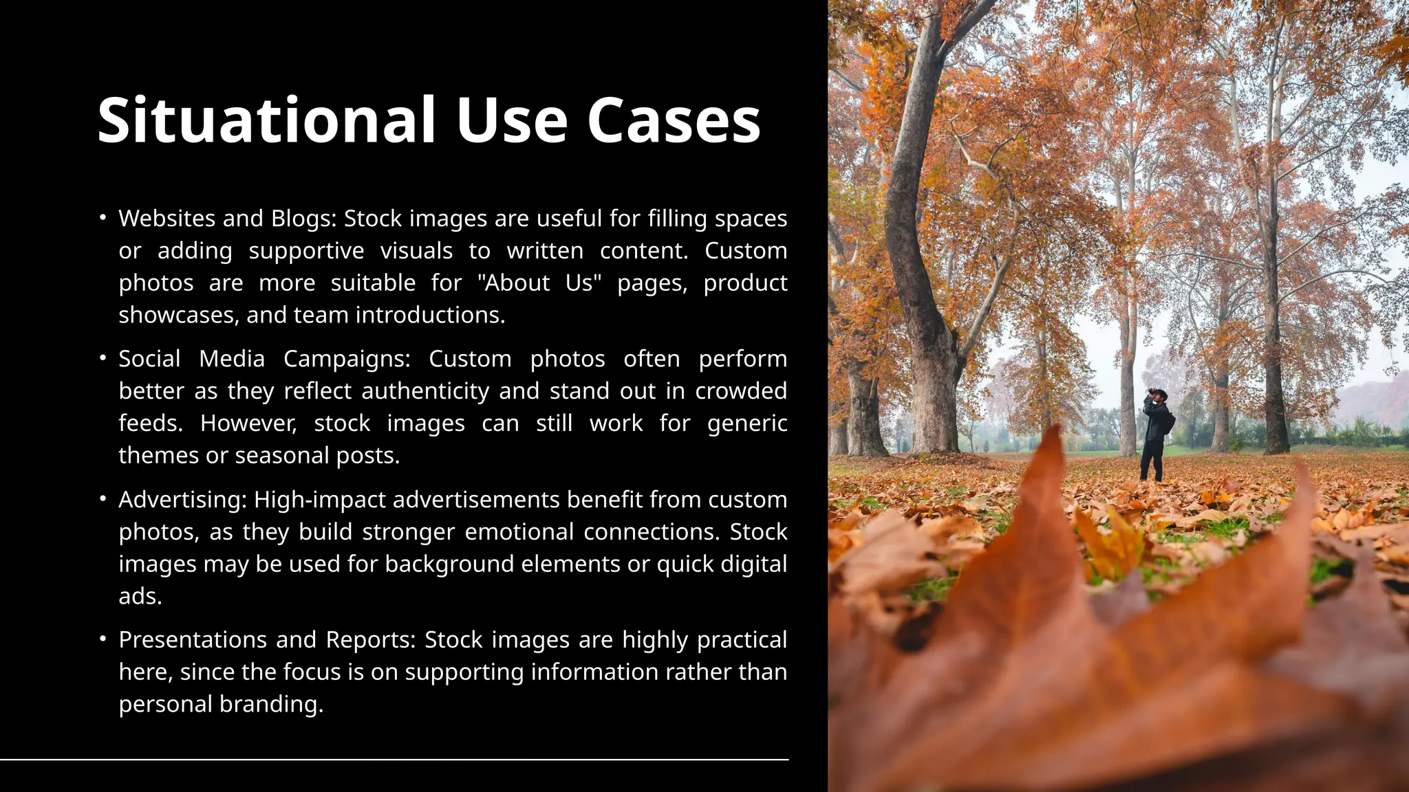 Stock Images vs. Custom Photos What Works Best.pptx