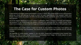 Stock Images vs. Custom Photos What Works Best.pptx