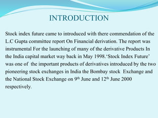 Stock Index Future (SIF) | PPTX