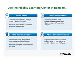 Stock Investing Basics from Fidelity Investments | PDF