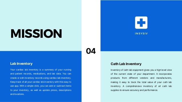 Facility on Hospital lab Inventory Management | INSYSIV | PDF