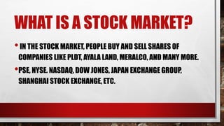 Stock investing 101 | PPTX