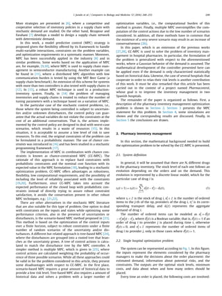 Stock management in hospital pharmacy using chance constrained model predictive control | PDF ...