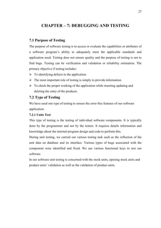 Stock Management System Documentation | PDF