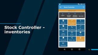 Stock management system slide | PPTX