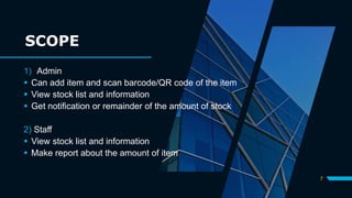 Stock management system slide | PPTX