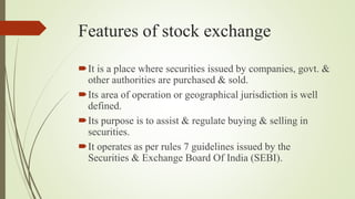 Stock market | PPTX
