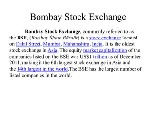 Stock market | PPTX